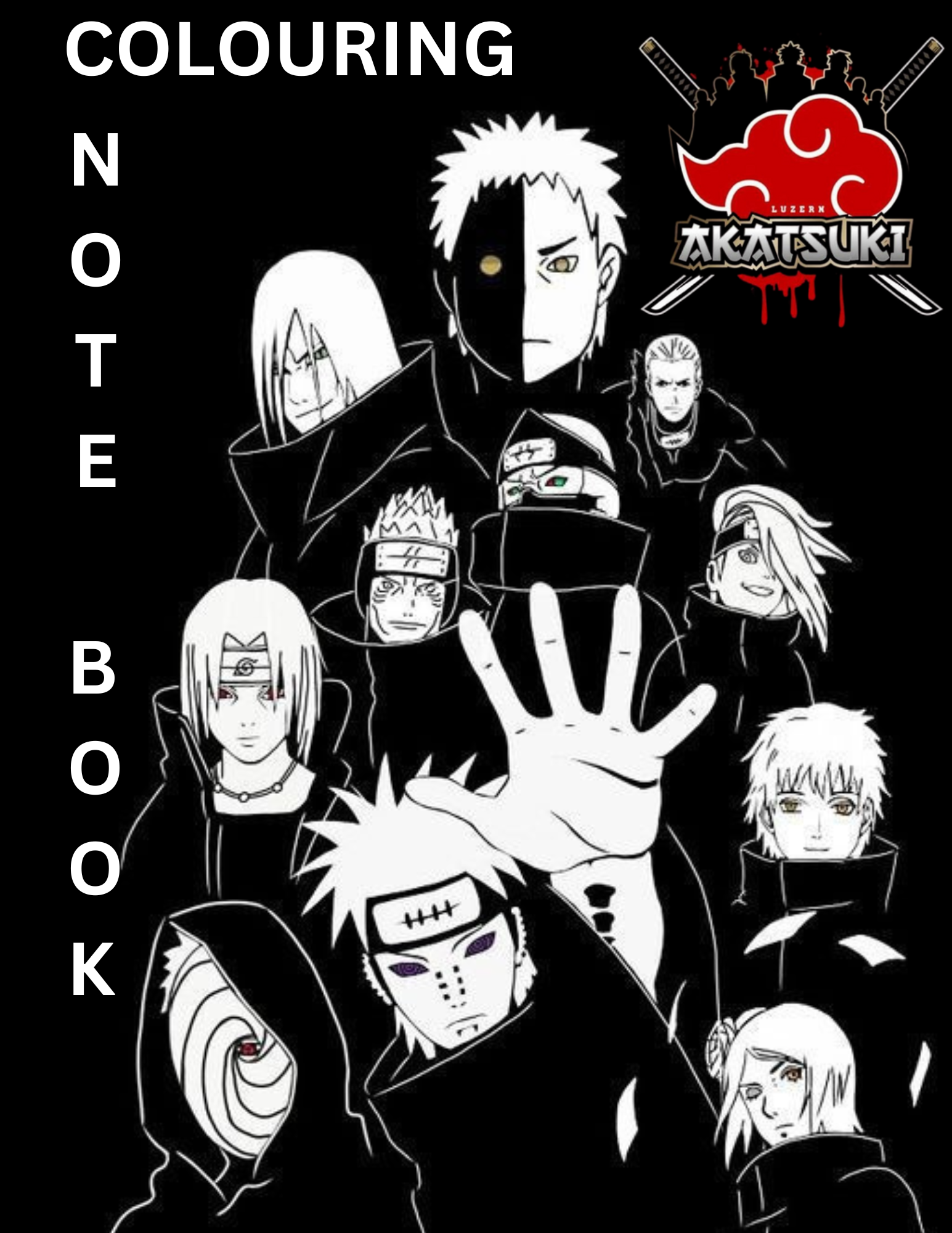 Akatsuki Coloring Books » DigiShopWave